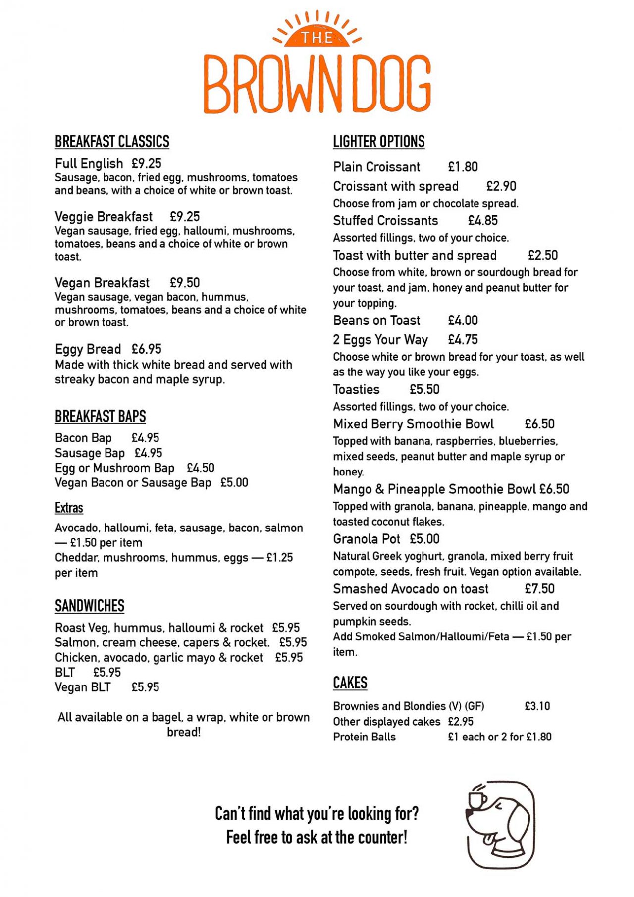 Brown Dog Cafe | Serving great coffee